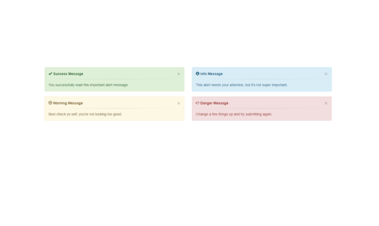 29+ Bootstrap Alert Message to Use in Your Project