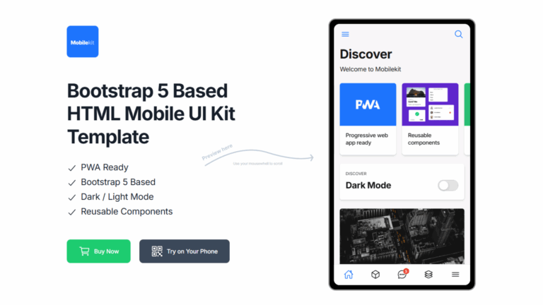Top 10 Trending Bootstrap Mobile Templates in 2025